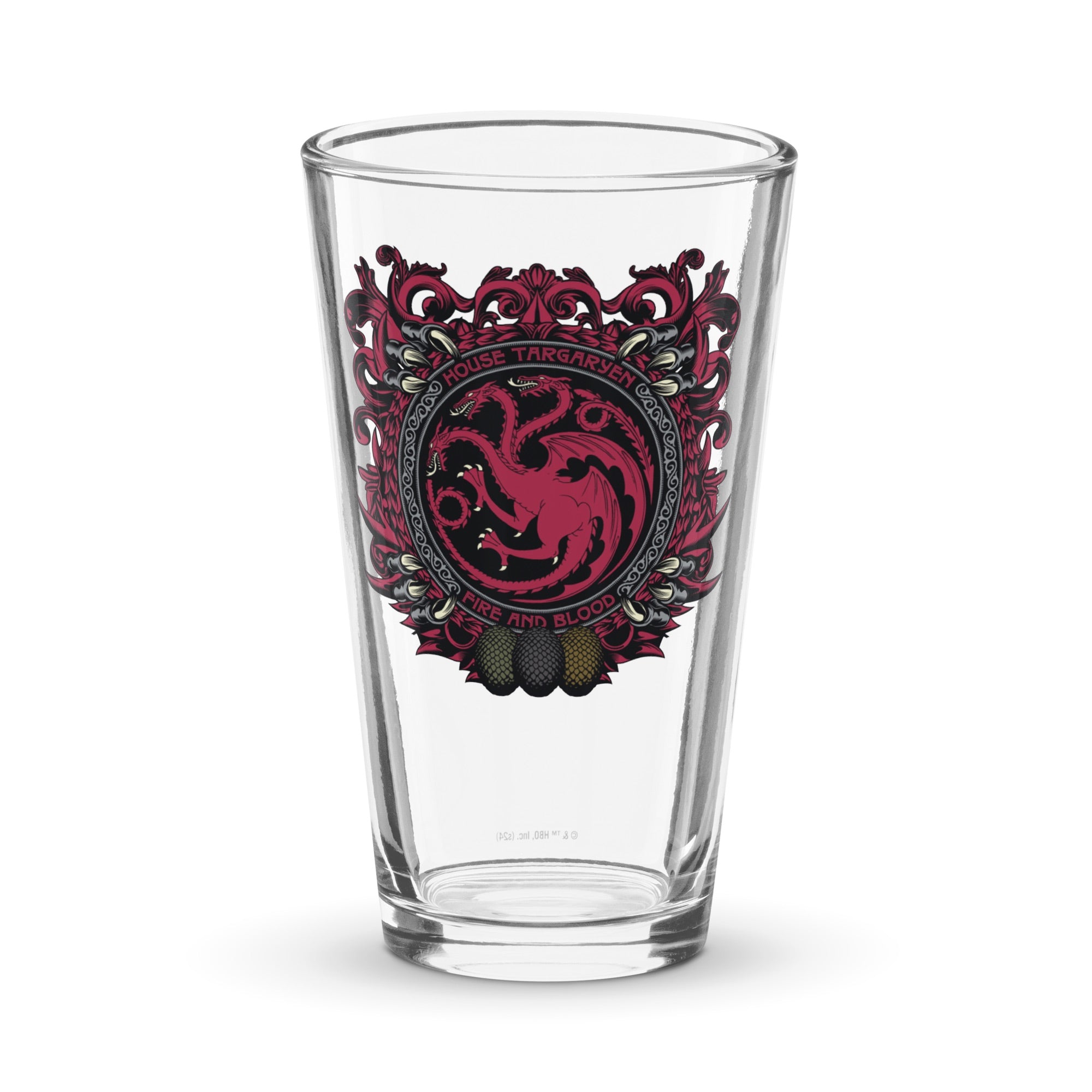Game of Thrones House Targaryen Sigil 16 oz. Pint Glass