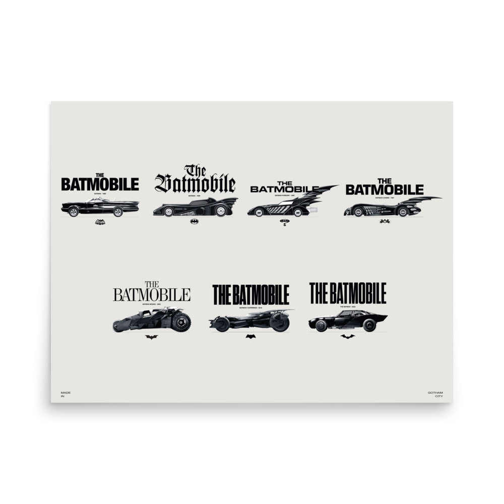 Batman The Batmobile Premium Poster – Warner Bros. Shop - UK