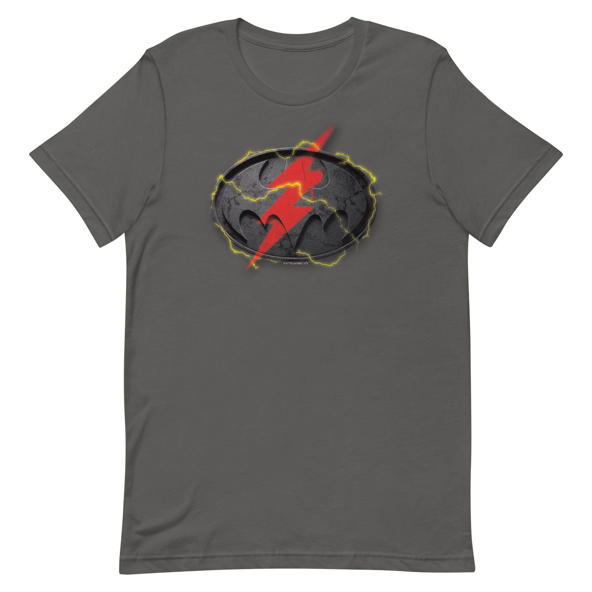The Flash x Batman Logo Mashup Adult Short Sleeve T-Shirt