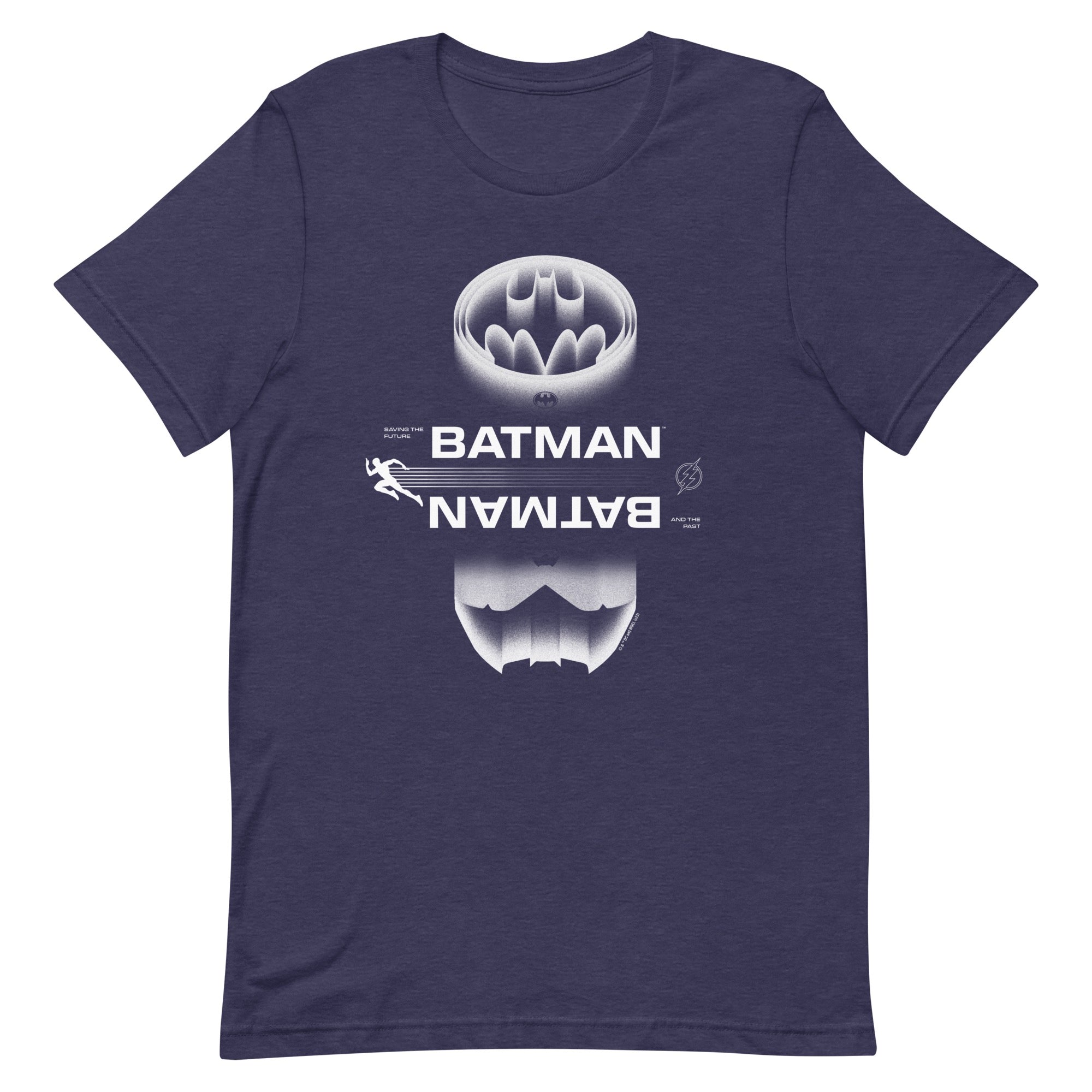 The Flash Batman Future and Past Adult Short Sleeve T-Shirt