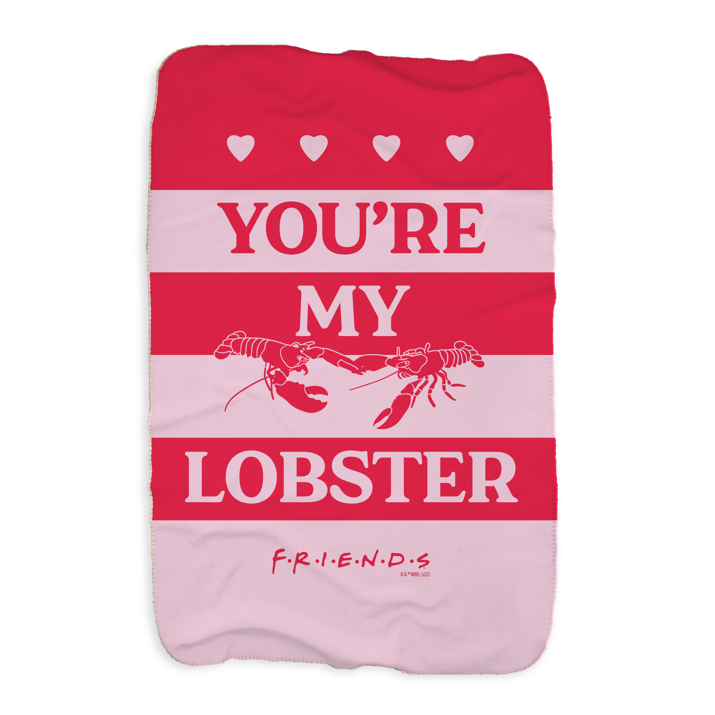 Friends Lobster Couple Fleece Blanket