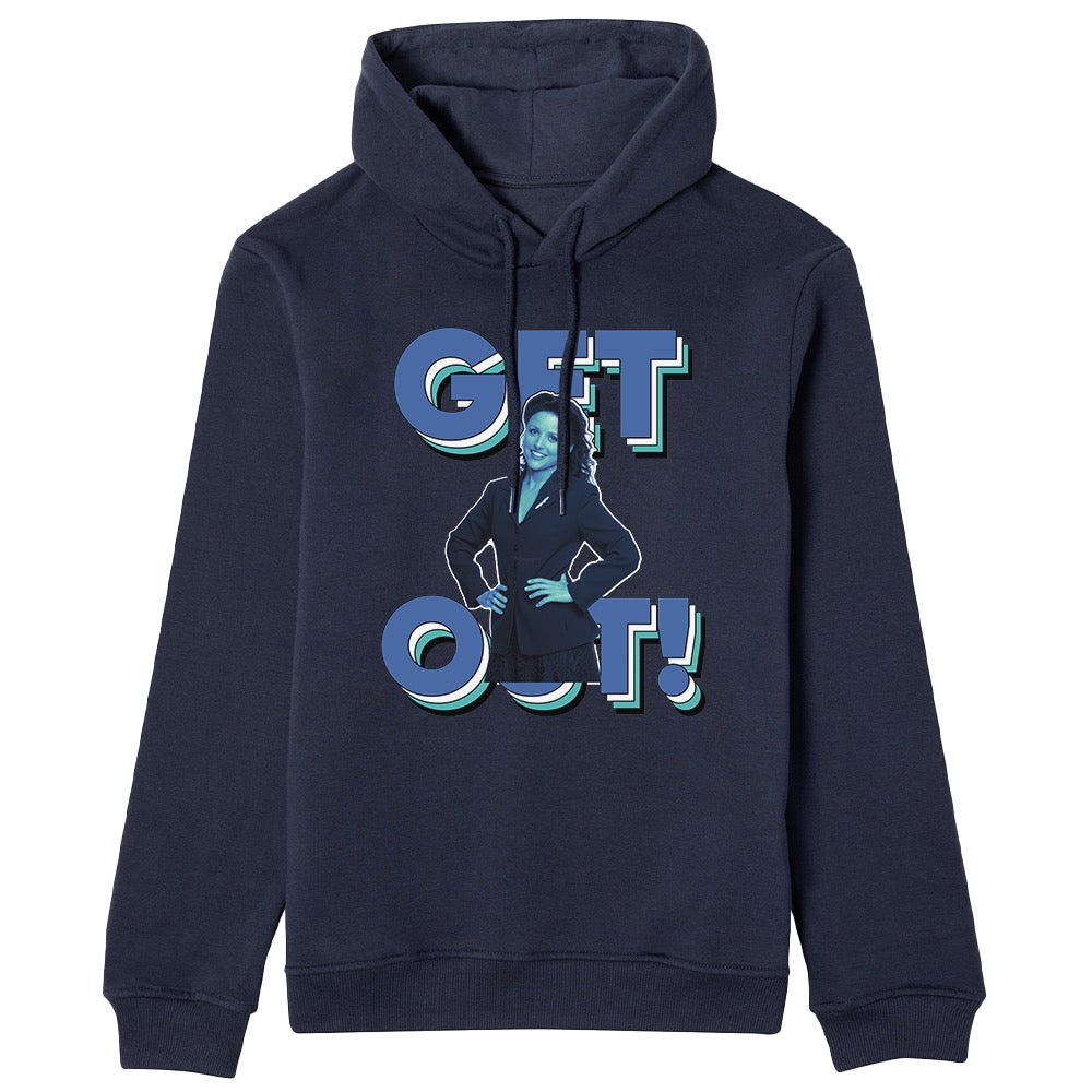 Seinfeld Get Out Unisex Hooded Sweatshirt