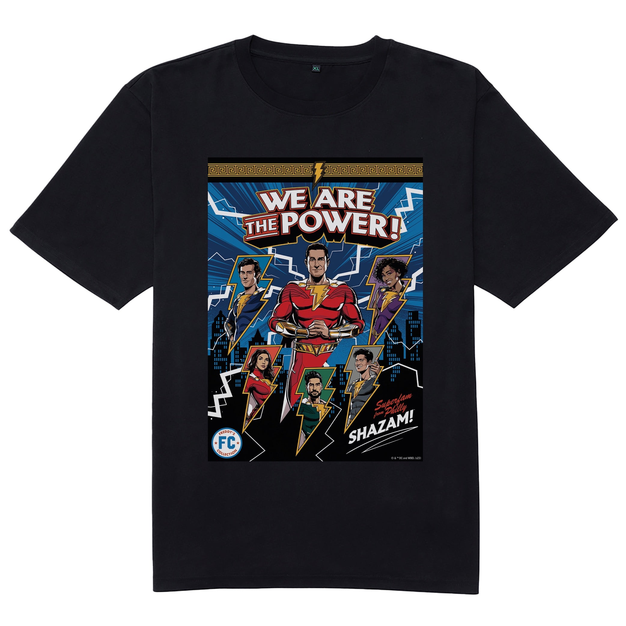 Shazam! We are the power adult short sleeve t-shirt