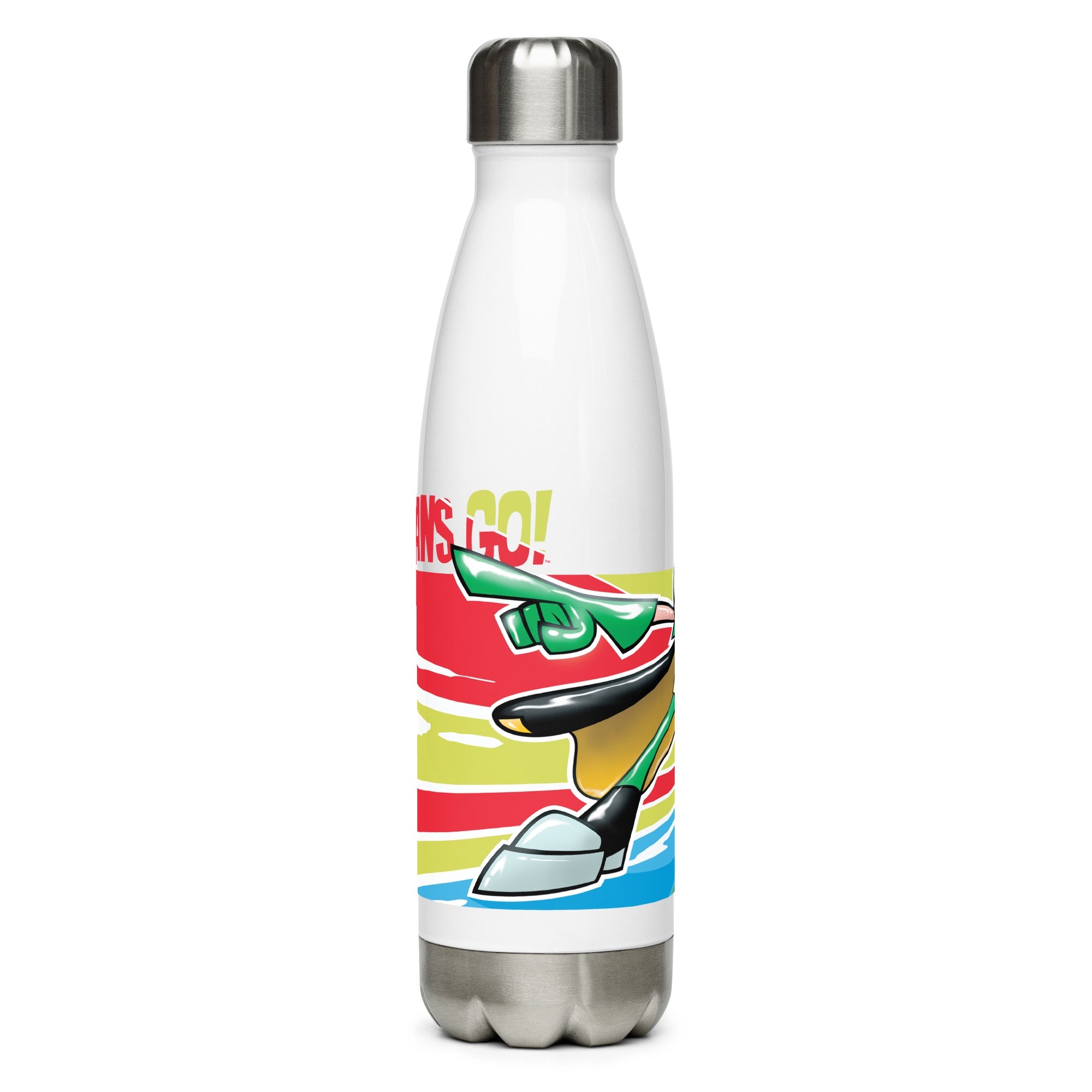 Teen Titans Go Stripes Water Bottle