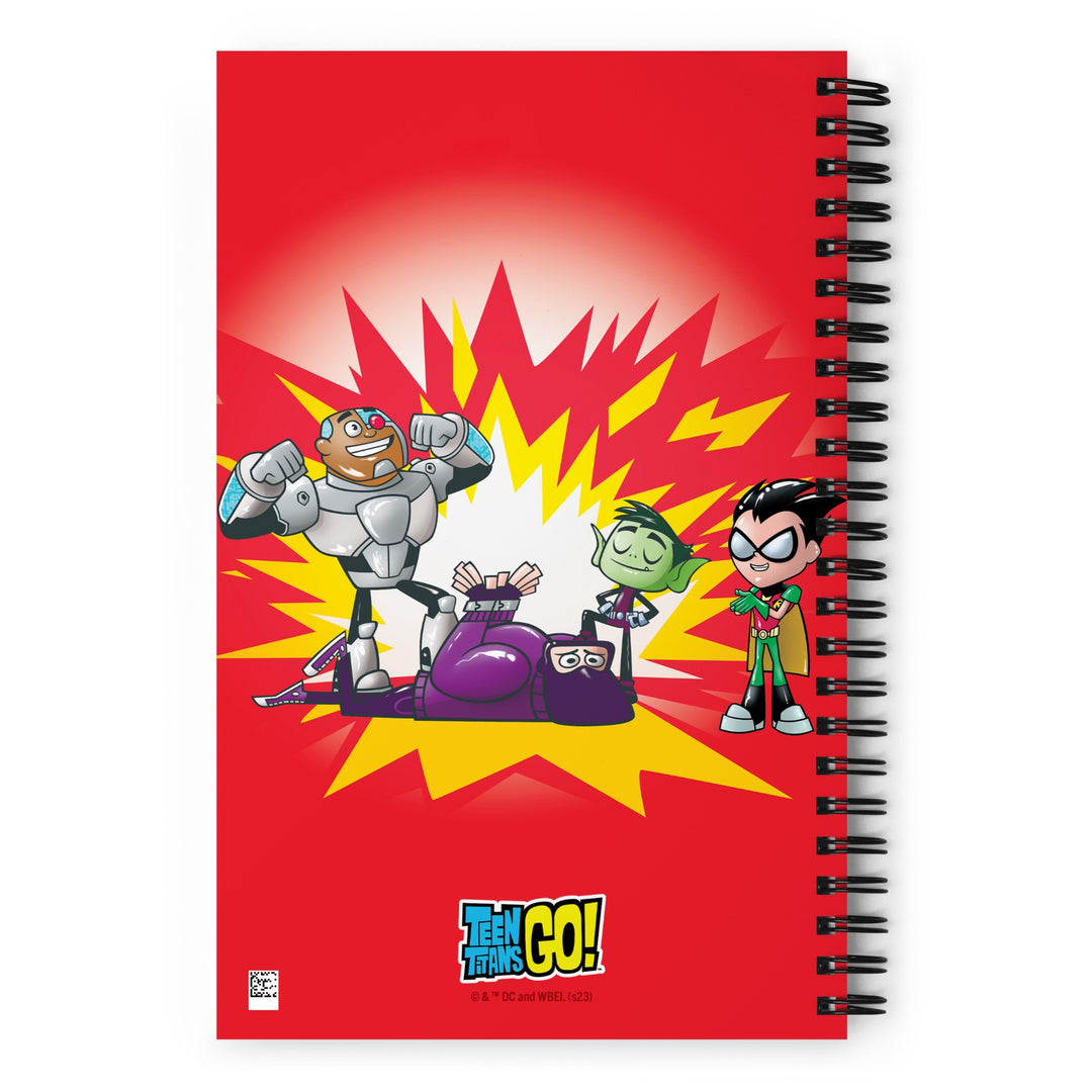 Teen Titans Go Villain Defeated Notebook